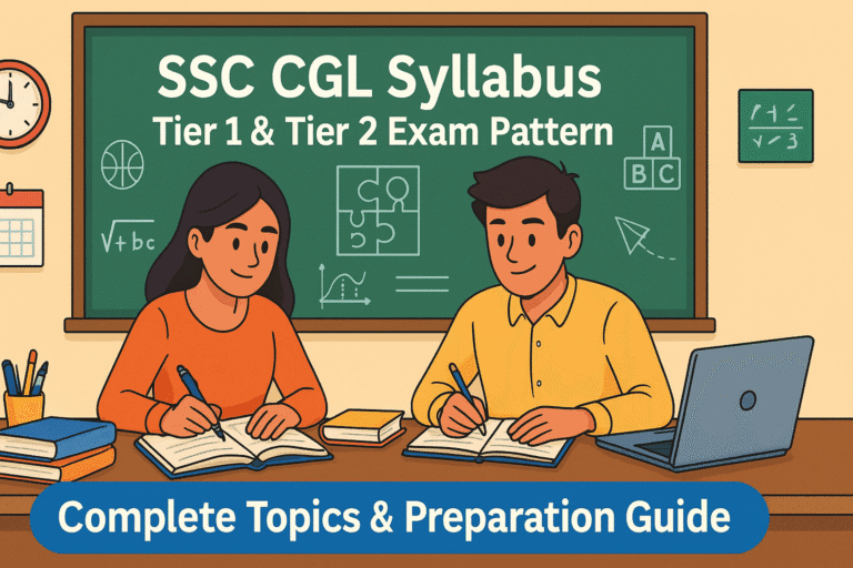 SSC CGL 2025 Syllabus Download PDF: Tier 1 & 2 Exam Pattern