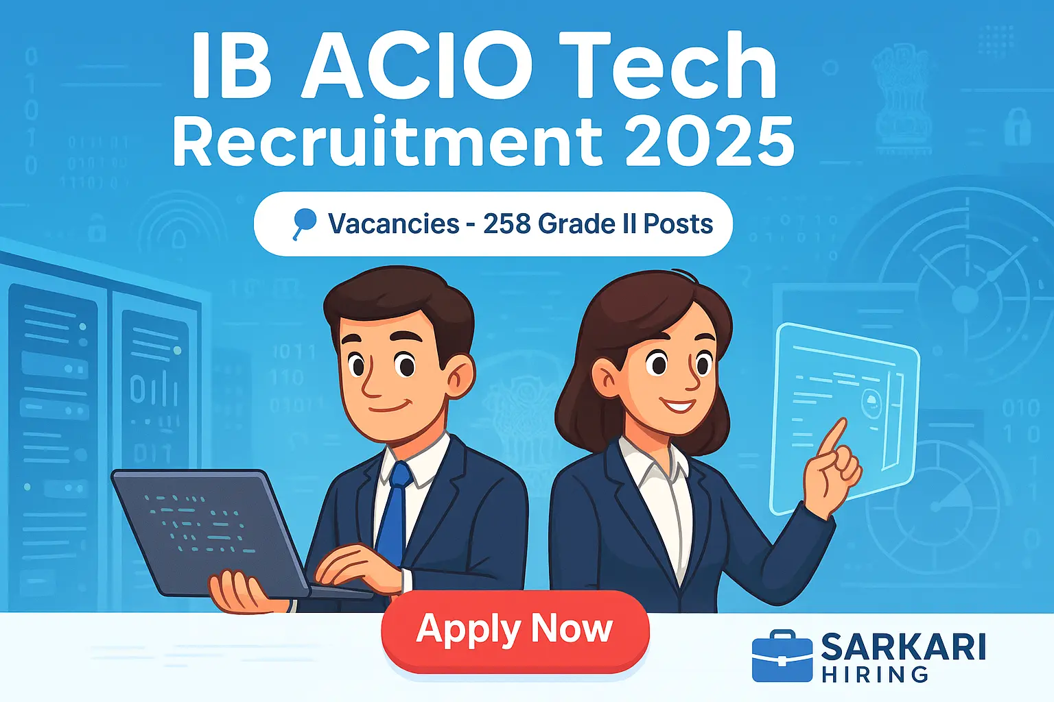 IB ACIO Tech Recruitment 2025 – 258 Grade II Vacancies