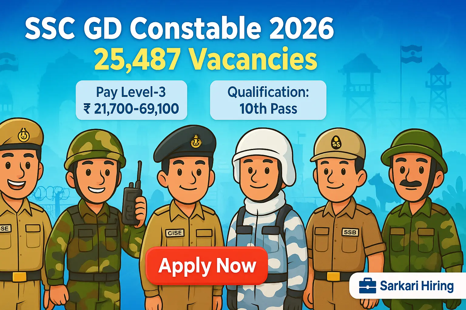 SSC GD Constable 2026 Notification — 25,487 Vacancies