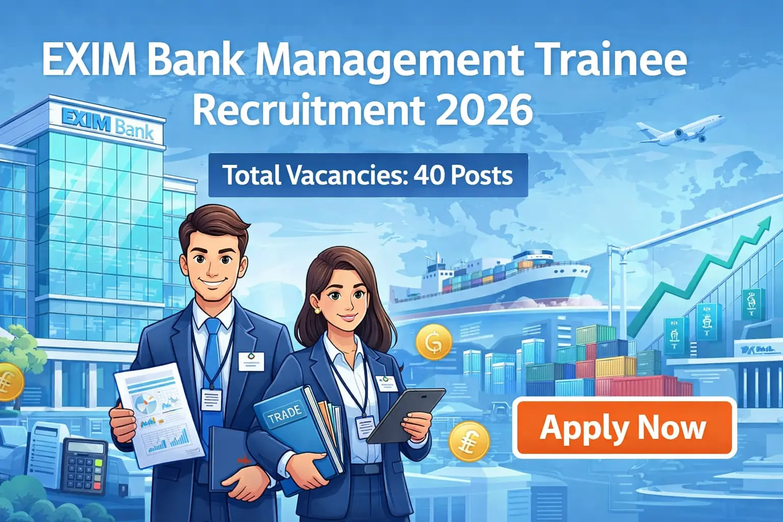 EXIM Bank Management Trainee Recruitment 2026 – 40 Posts