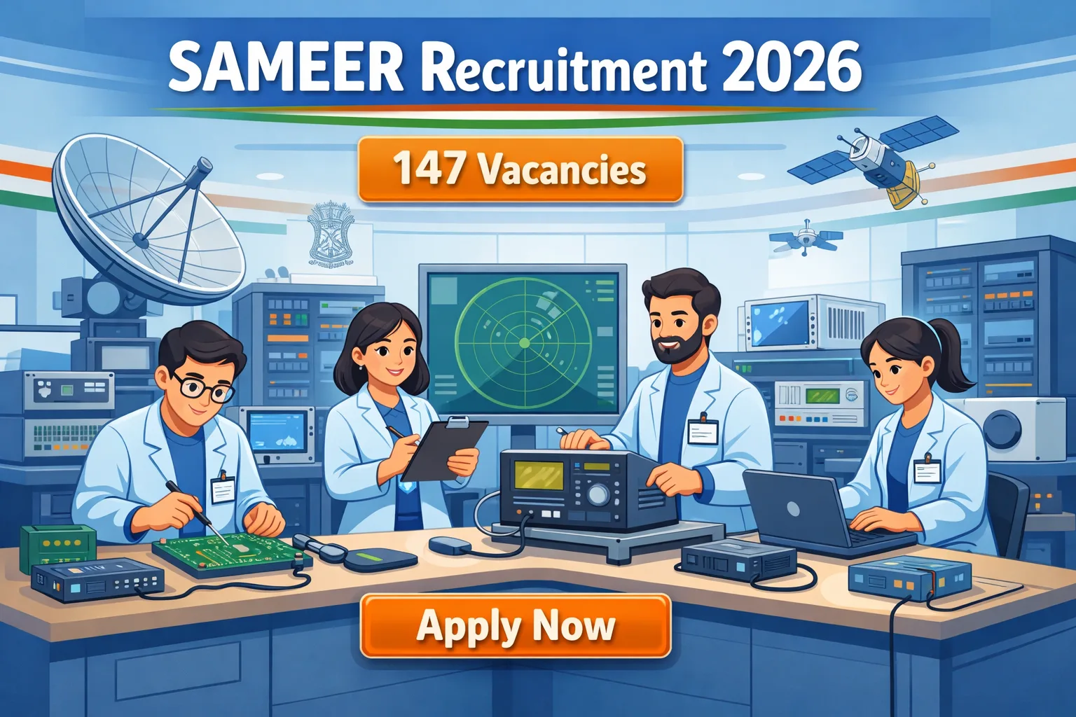 SAMEER Recruitment 2026 Notification – 147 Vacancies