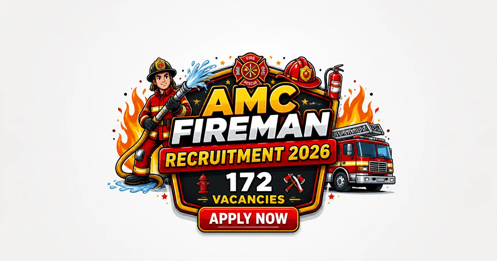 AMC Sahayak Fireman Recruitment 2026 – 172 Vacancies