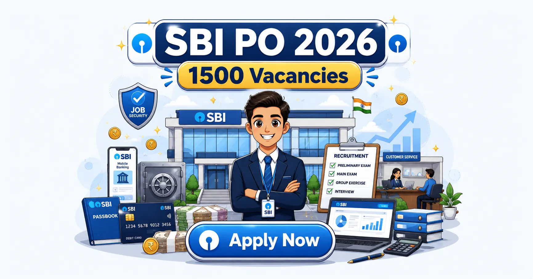 SBI PO 2026 Recruitment | 1500 Officer Vacancies